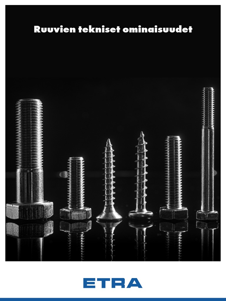 Etra Ruuvien-Tekniset-Mitat Taulukot 2021 Muokattu | PDF