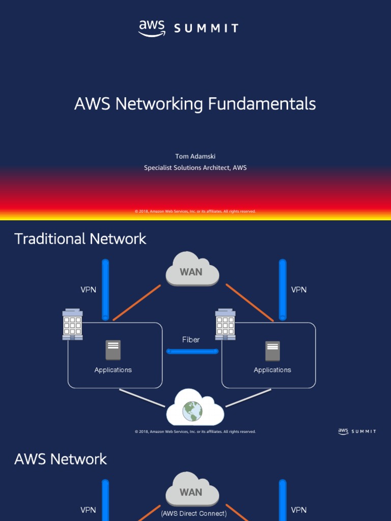 Aws Networking Fundamentals | PDF | Virtual Private Network | Amazon Web Services