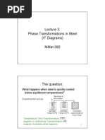 Lecture 3 - TTT Diagrams | PDF | Steel | Materials