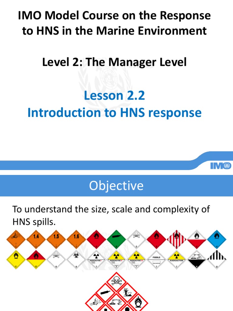 HNS Incident Response Management Guide | PDF | Oil Spill | Risk