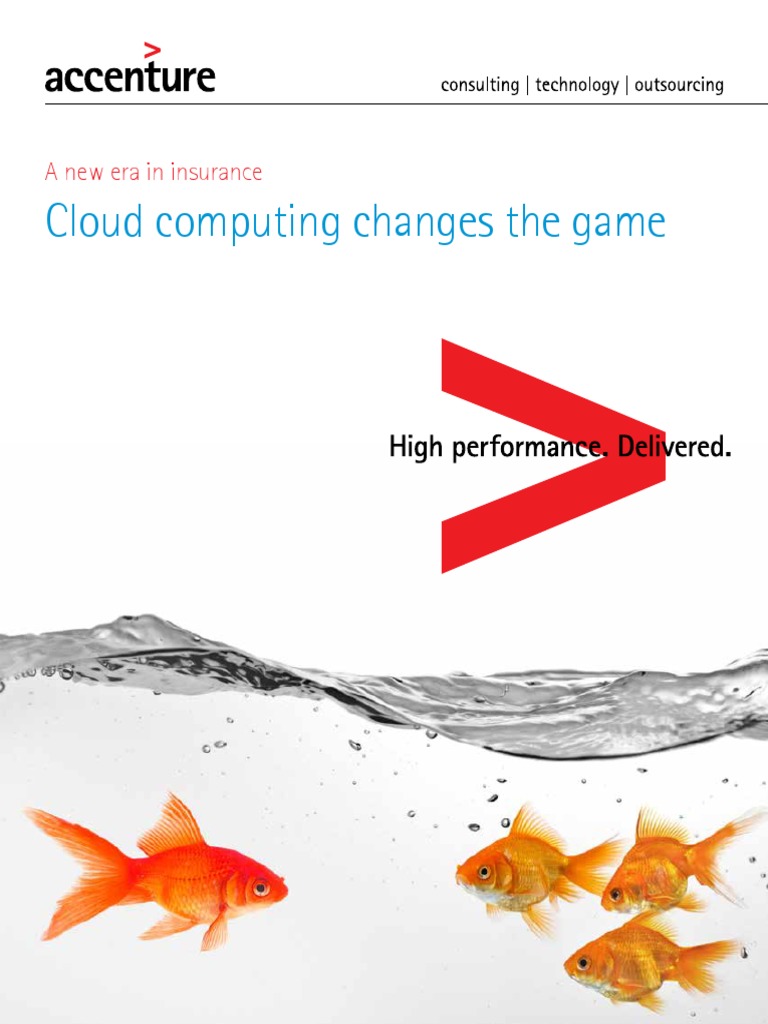 Accenture Cloud Computing Changes The Game | PDF | Cloud Computing | Software As A Service