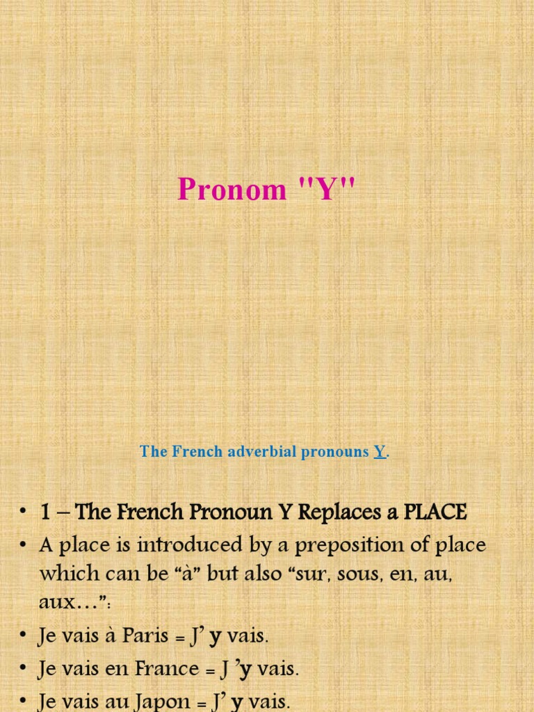 Pronom Y | PDF