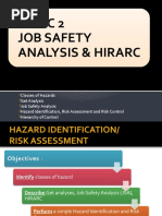 HIRARC Table Dosh Office | PDF | Risk | Injury