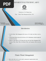 Plastic Waste Management Rules 2016 | PDF | Biodegradation | Waste ...
