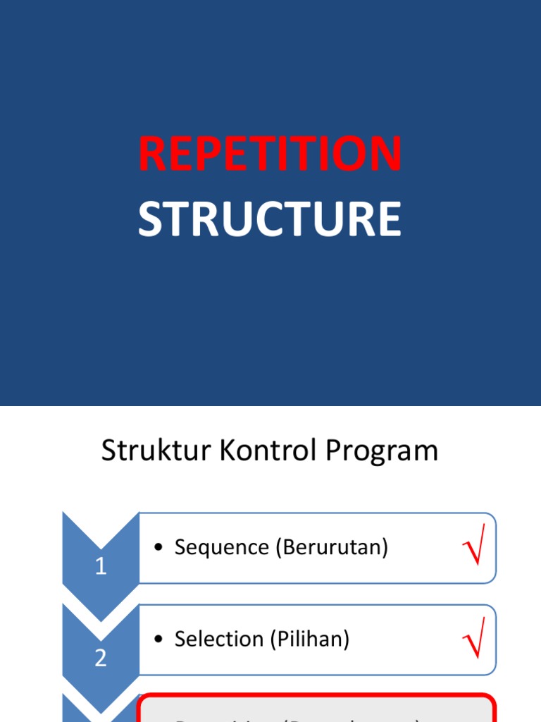 PROKOM 6. Repetition Structure - For End | PDF