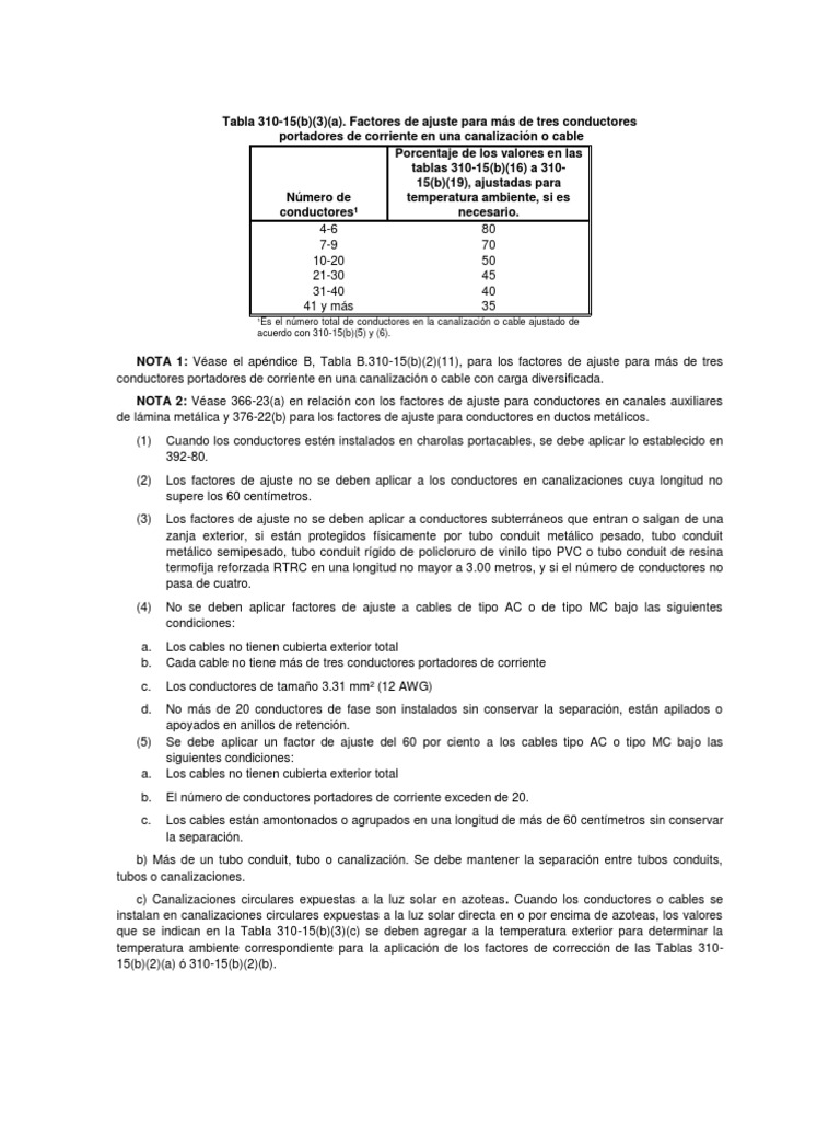 NOM-001-SEDE-2012 Tablas | PDF | Ingenieria Eléctrica | Electricidad