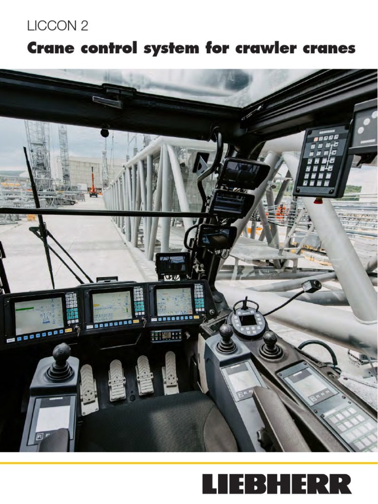 Crane Control System For Crawler Cranes: Liccon 2 | PDF | Crane (Machine) | Manufactured Goods