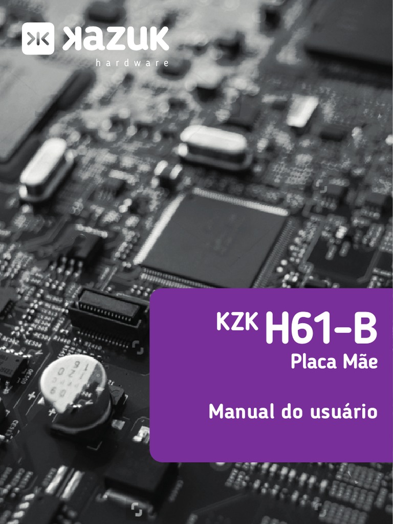 Manual Placa Kazuk H61 | PDF | BIOS | Inicialização (informática)