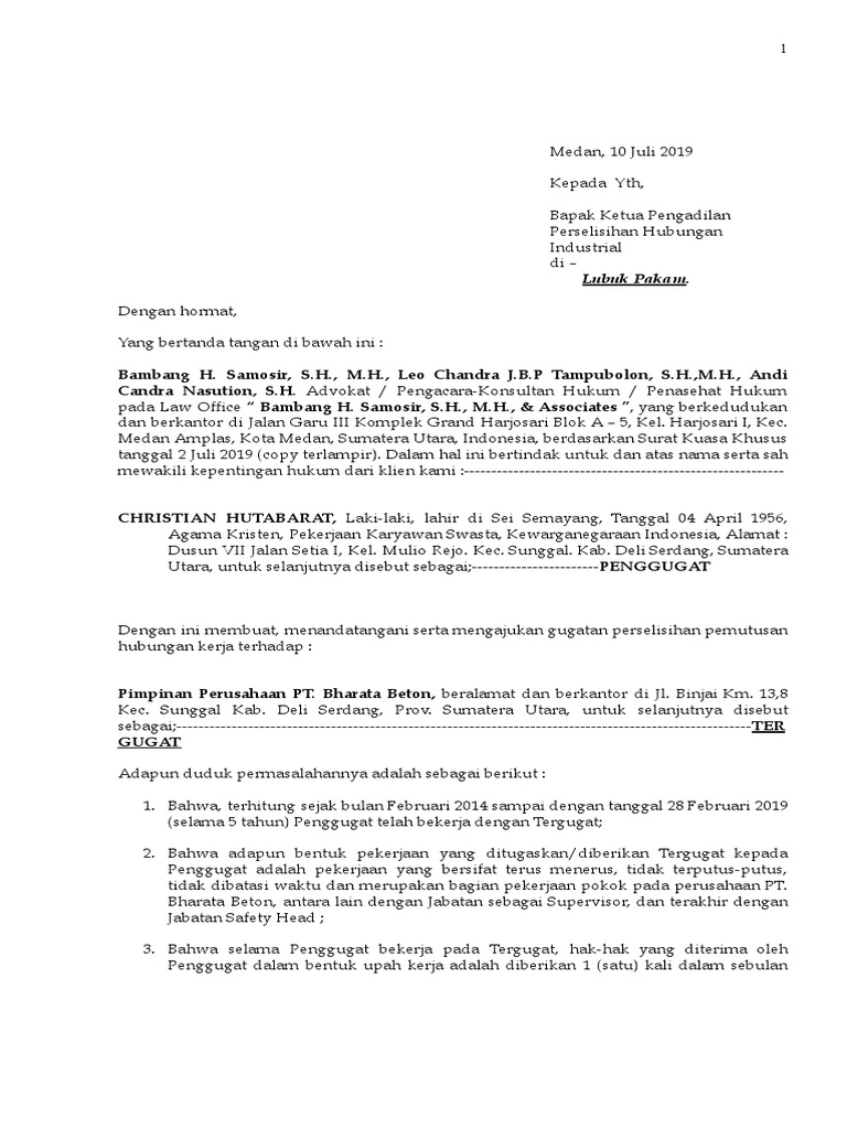 Gugatan Phi | PDF