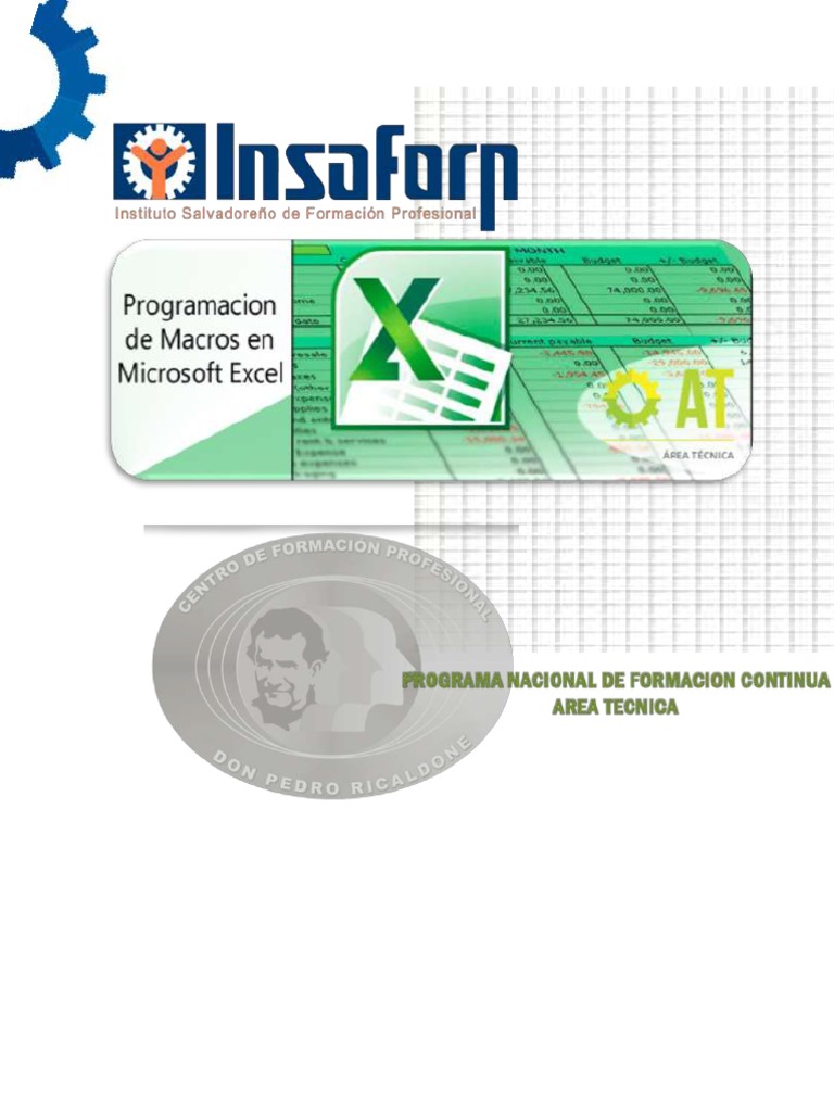 Manual Programacion De Macros En Microsoft Excel Pdf Microsoft Excel Macro Informática