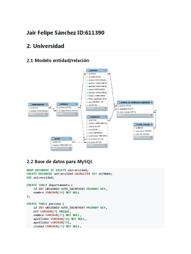 Ejerccios Consultas SQL | Descargar gratis PDF | SQL | Gestión de datos