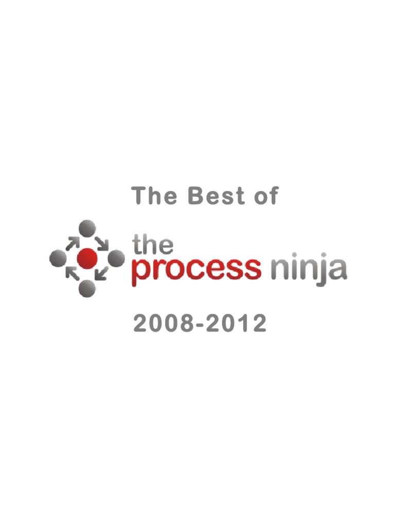 The Best of The Process Ninja 2 | PDF | Business Process | Division Of ...