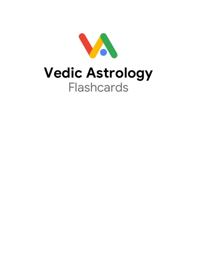 Vedic Astrology Flash Cards (Preview) | PDF