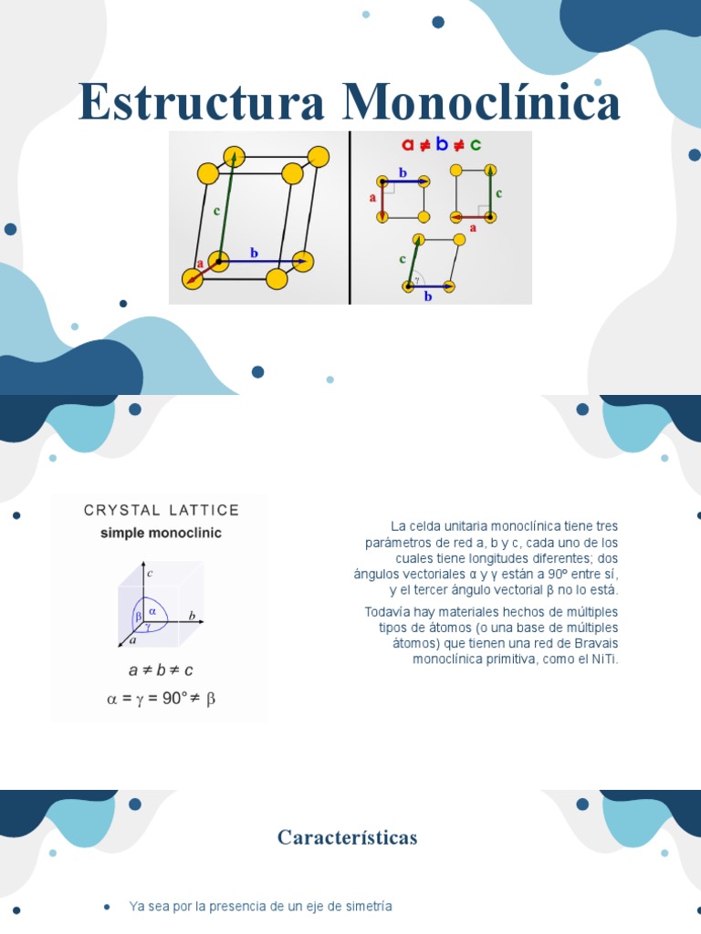 Estructura Monoclínica | PDF