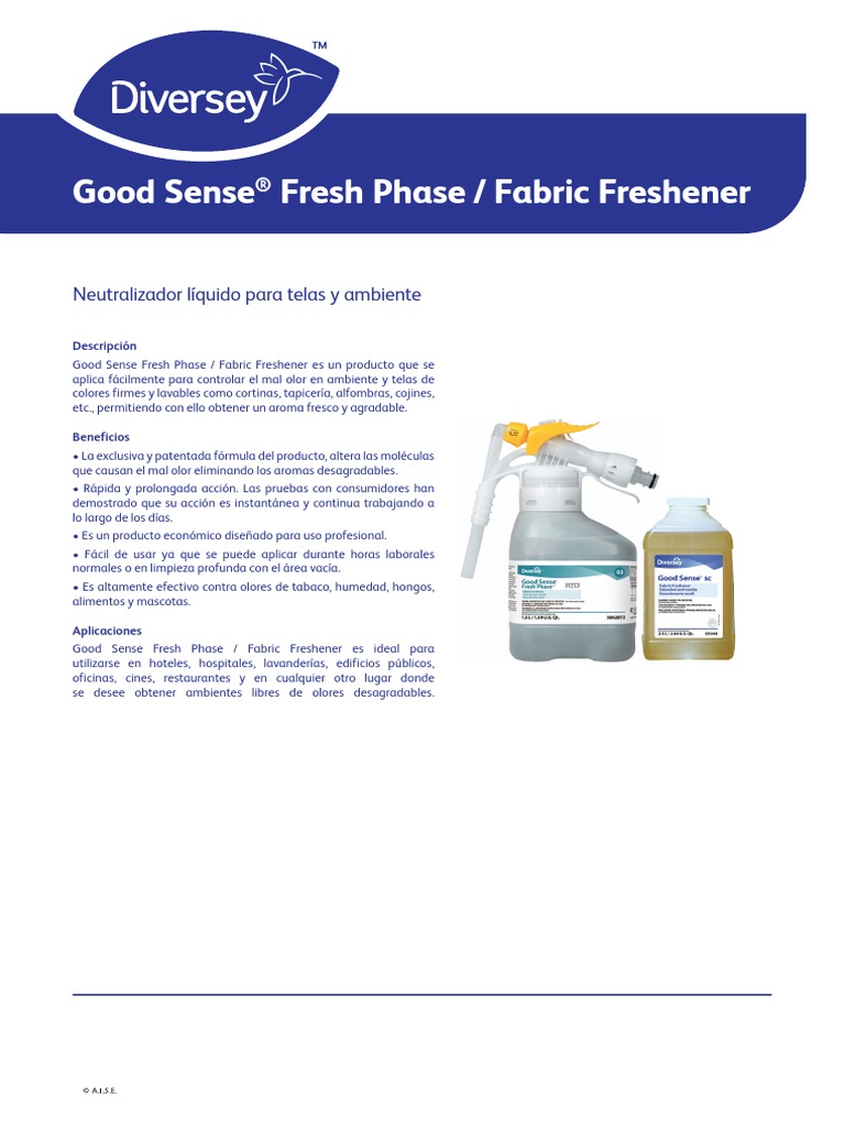 PSS MEX Good Sense Fresh Phase - Fabric Freshener V2 | PDF | Agua