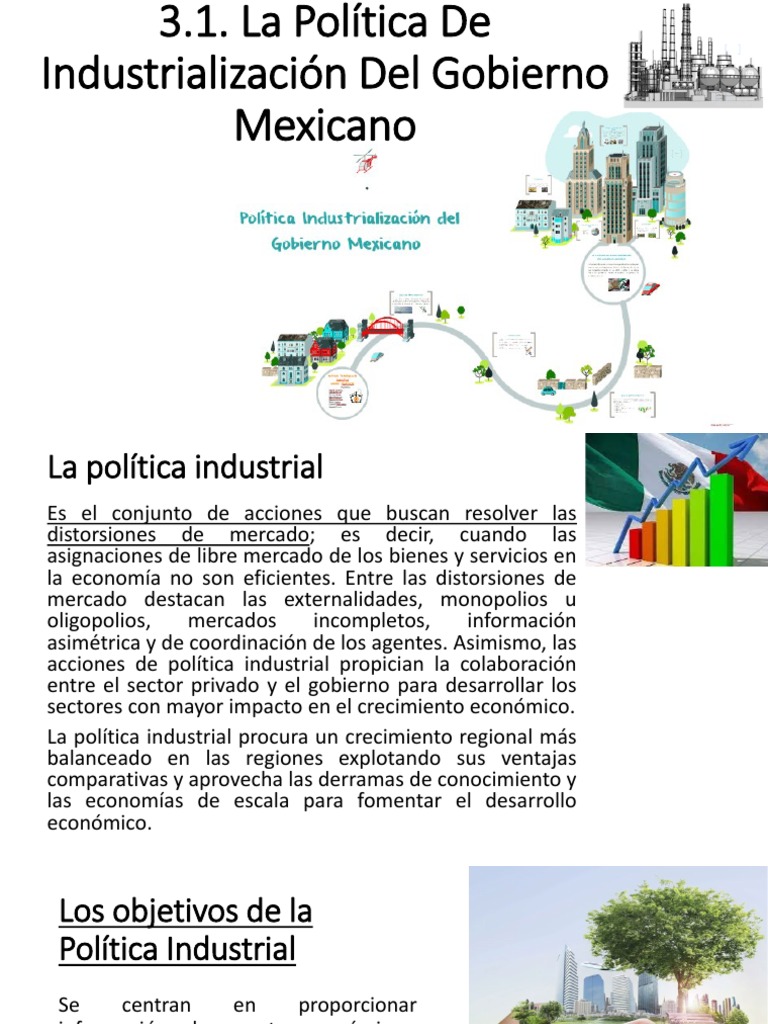 Política De Industrialización En México Pdf Política Industrial