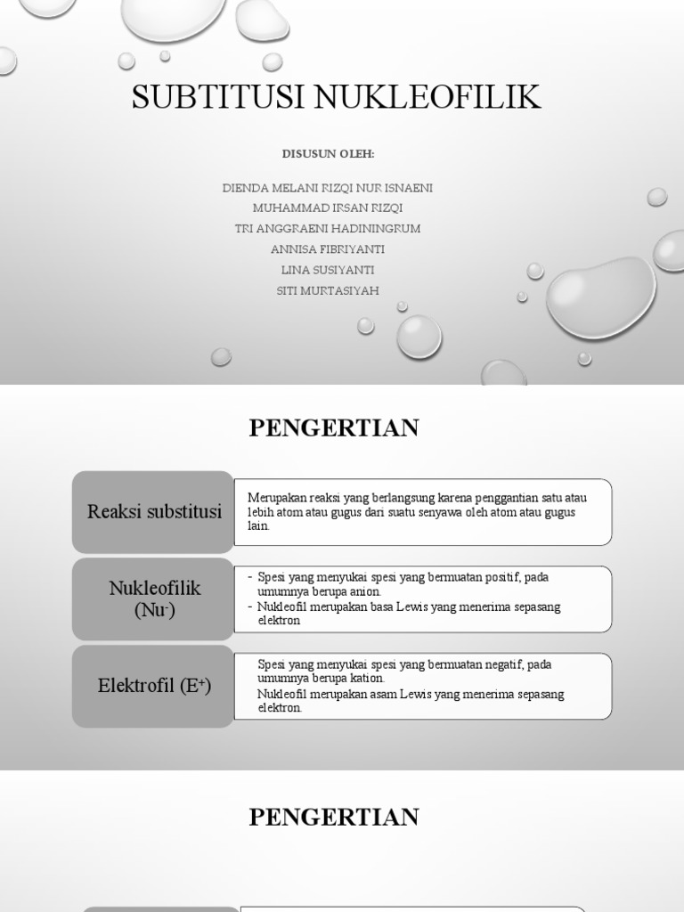 Subtitusi Nukleofilik | PDF | Sains & Matematika