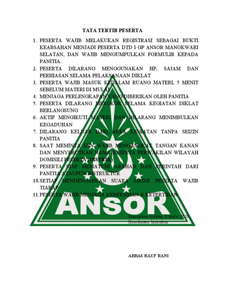 Administrasi DTD2 | PDF