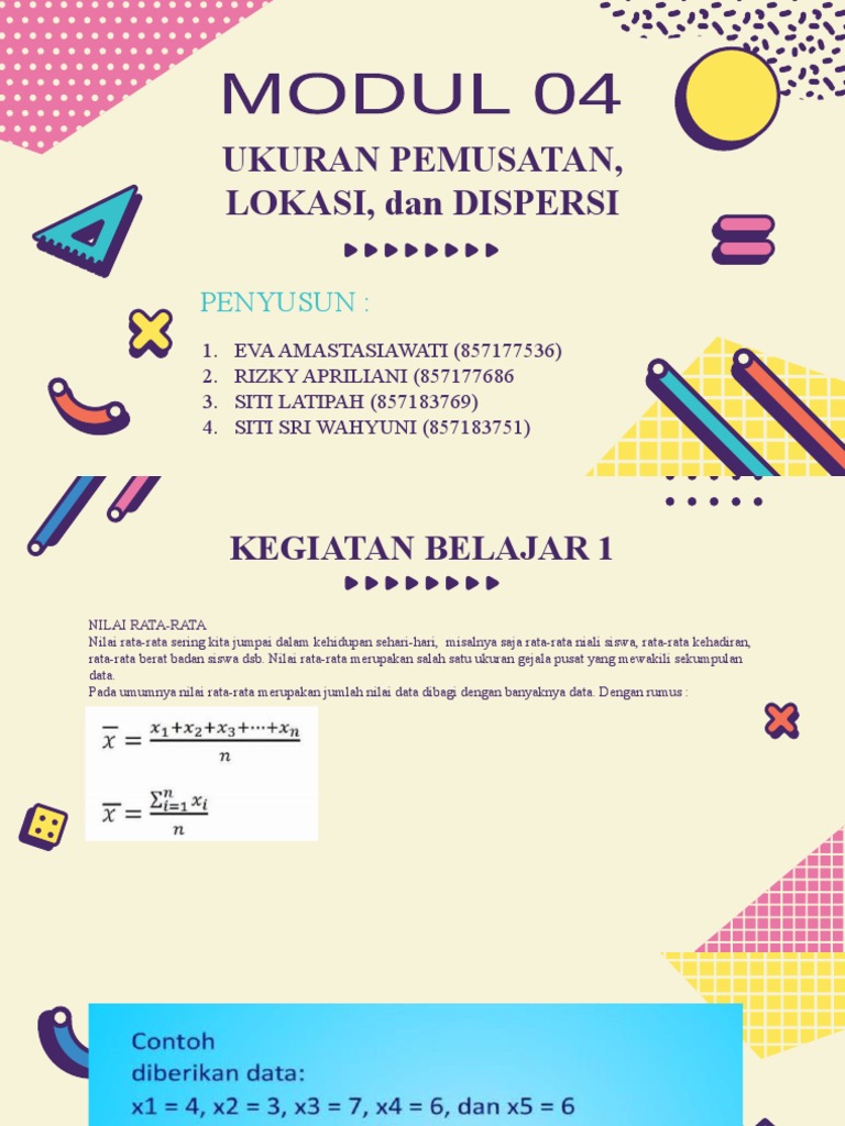 Statistika Pendidikan Modul 4 | PDF