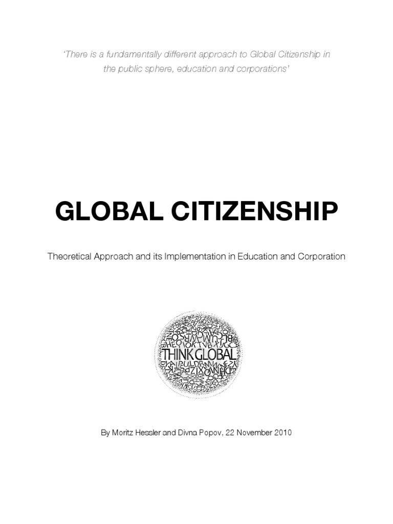Global Citizenship | PDF | Globalization | Corporate Social Responsibility