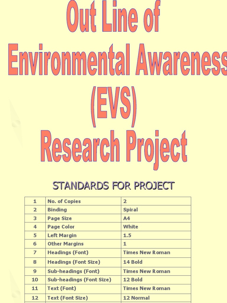 Evs Project | PDF | Cognition | Science