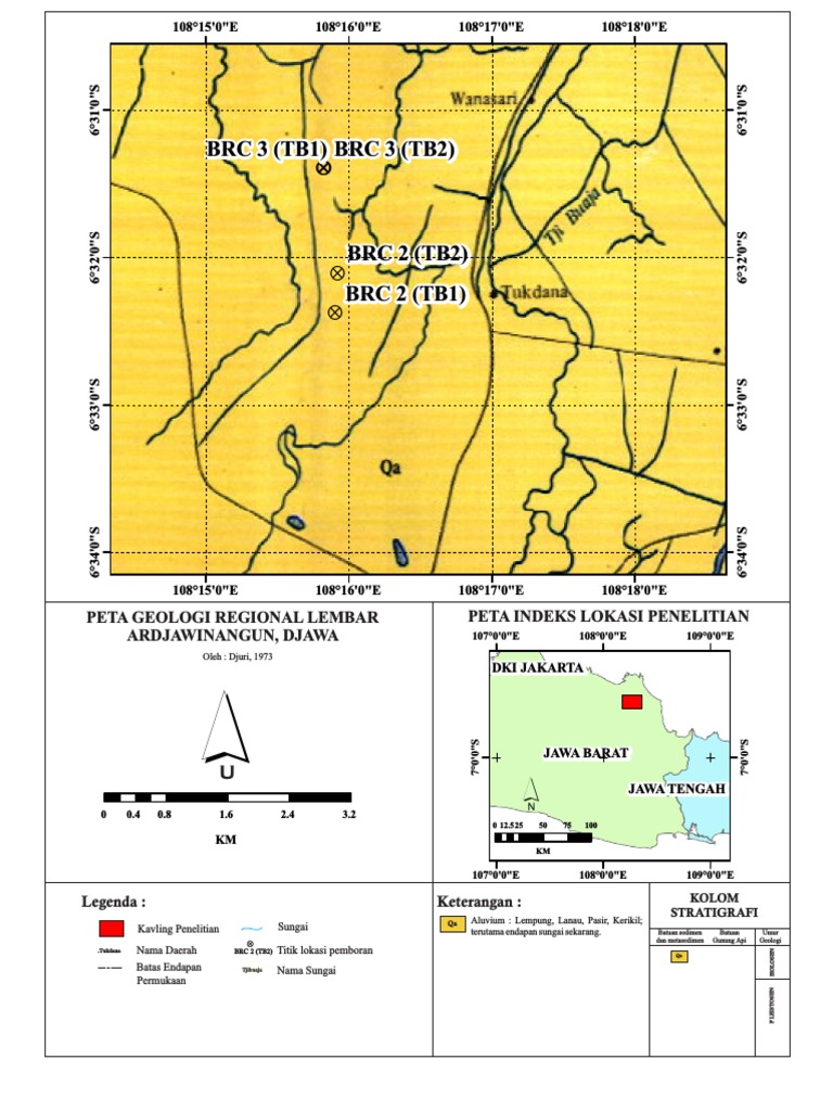 Peta Georeg Setempat Tukdana | PDF