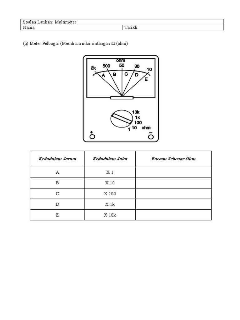 Soalan Multimeter | PDF