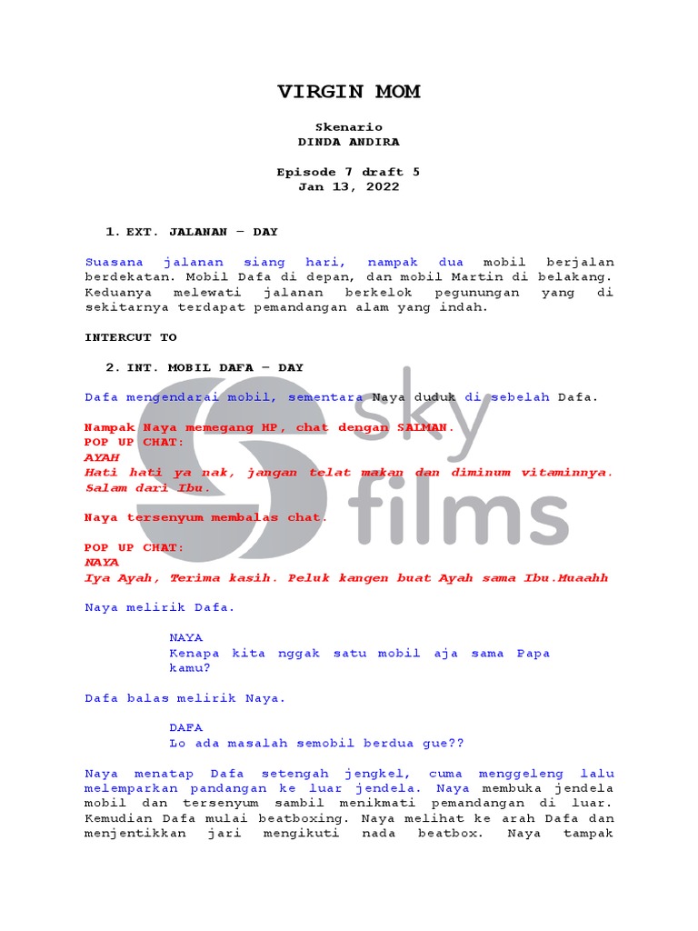 Eps 7 Draft 5 Virgin Mom | PDF