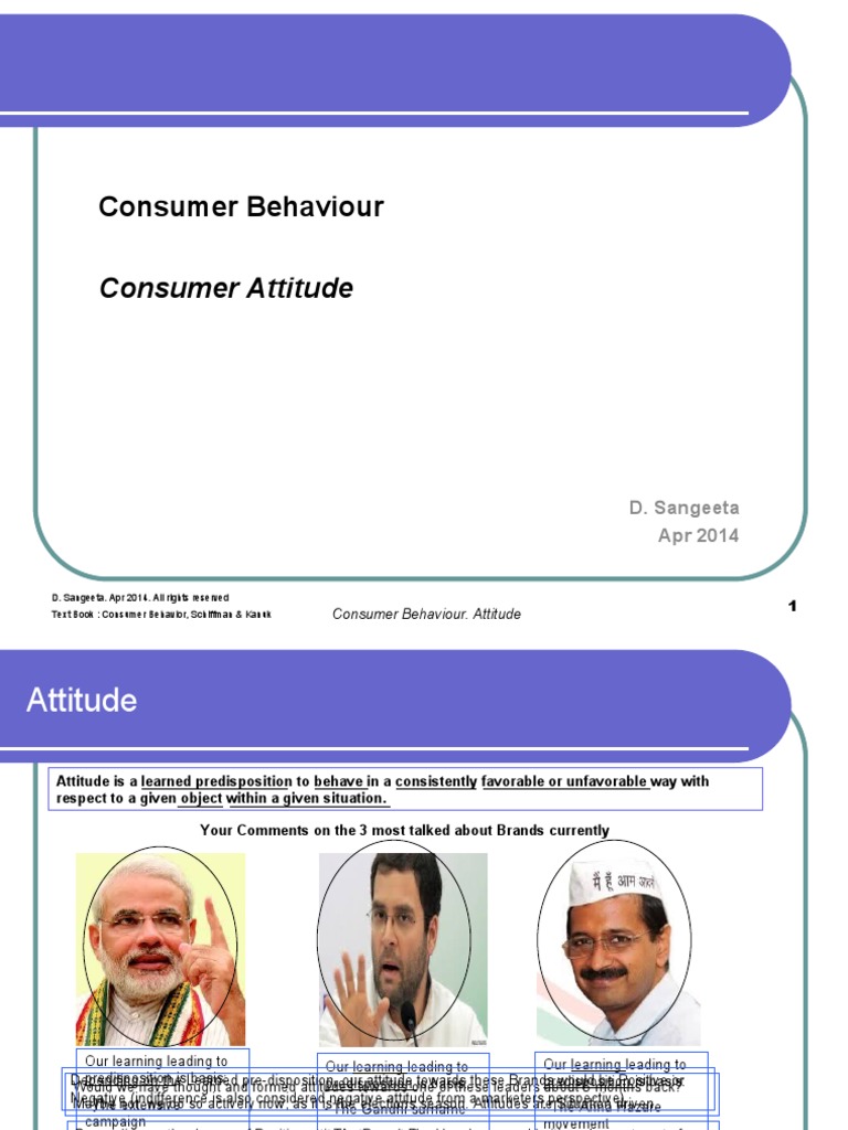 Understanding Consumer Attitudes: A Review of Structural Models and Theories of Attitude ...
