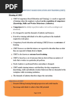 Competency Based Training (CBT) Curriculum Framework | PDF | Educational Assessment | Competence ...