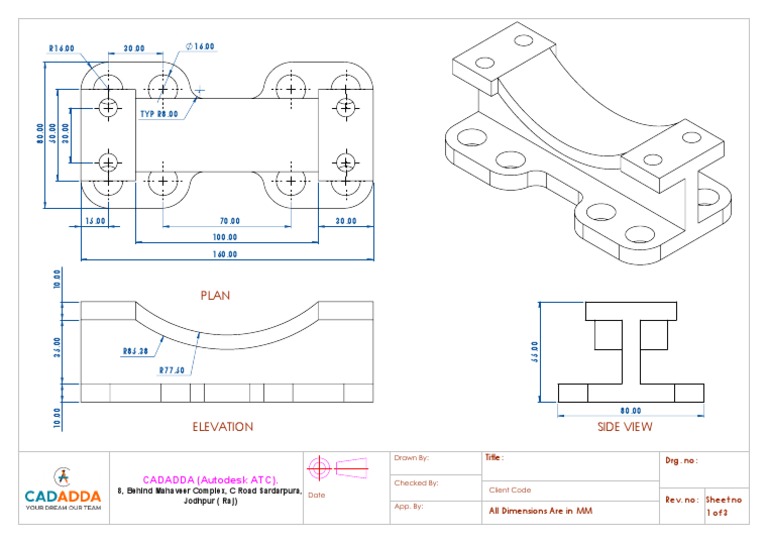 Solidworks Part Practice | PDF
