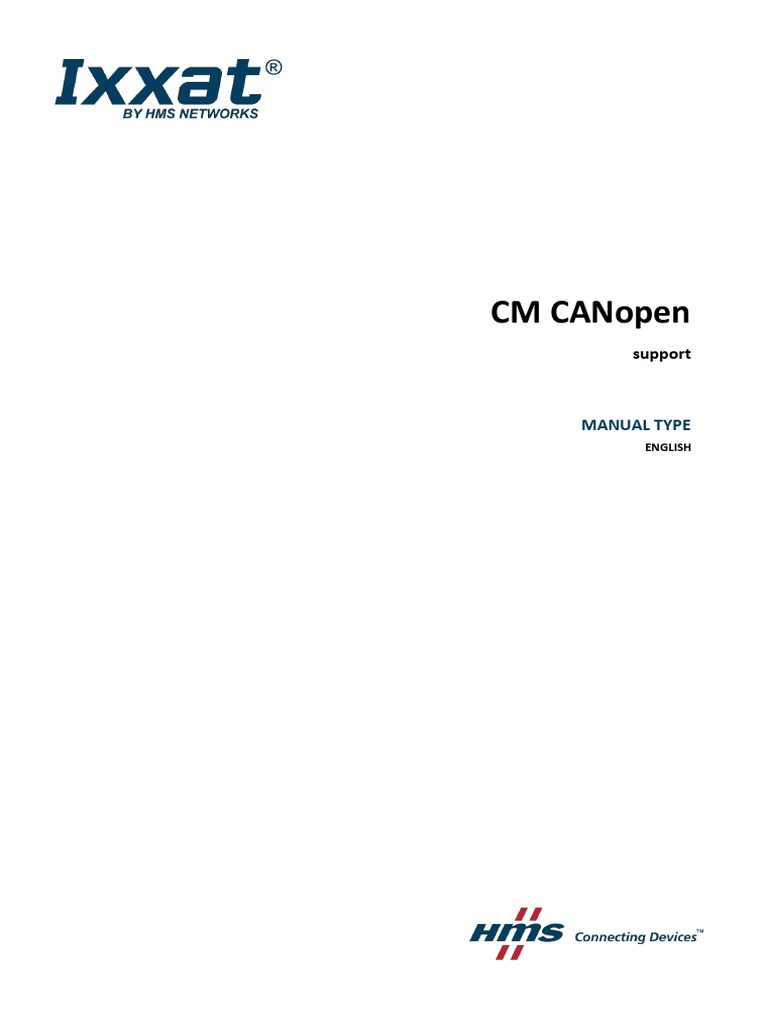 CM CANopen Support Manual | PDF | Computing | Computer Engineering