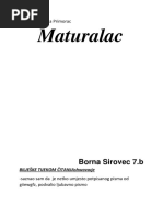 Branka Primorac - Maturalac | PDF