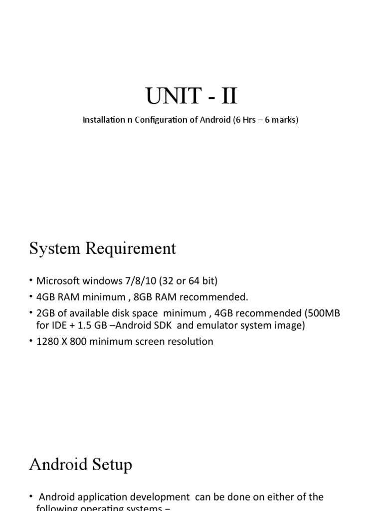 Android Studio Installation Guide 2024 | PDF | Java Virtual Machine | Android (Operating System)