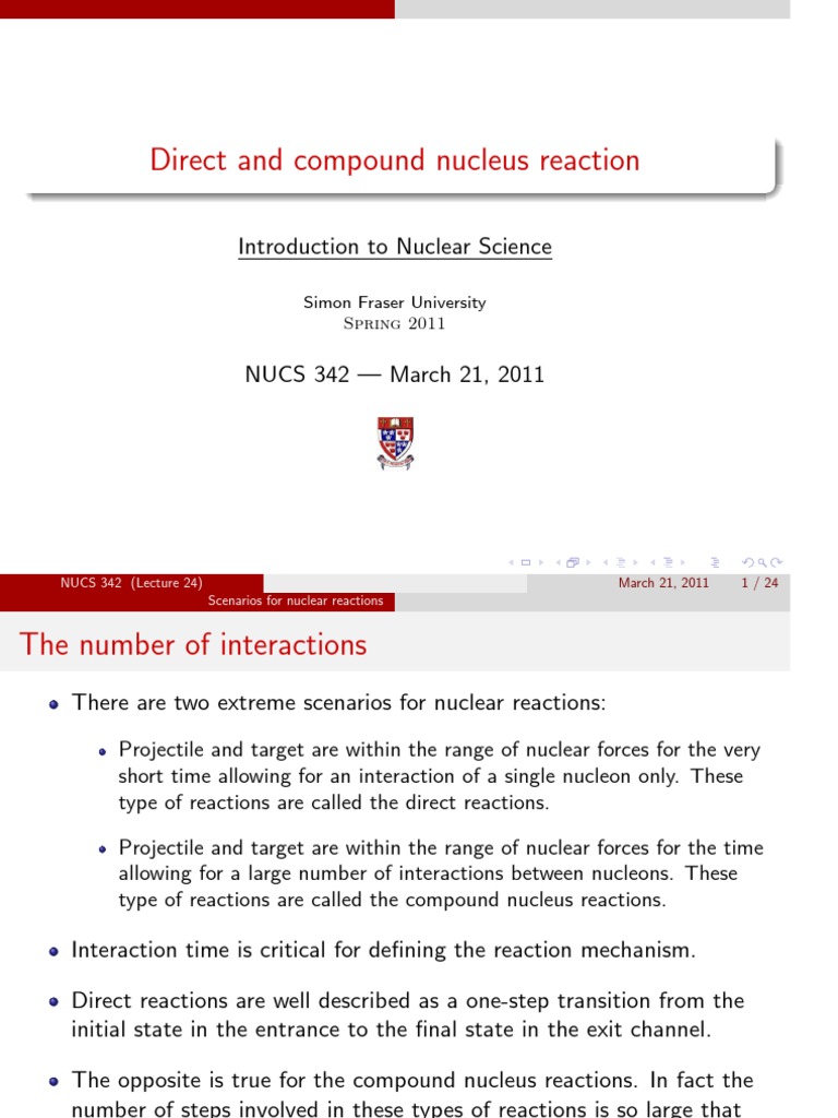 Nuclear Rreaction | PDF