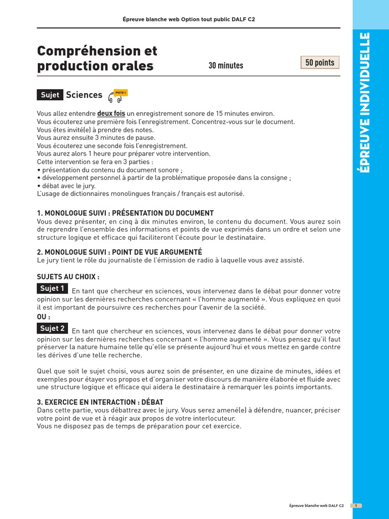DALF C2 Epreuve Web | PDF | Dépression (psychiatrie) | Solitude