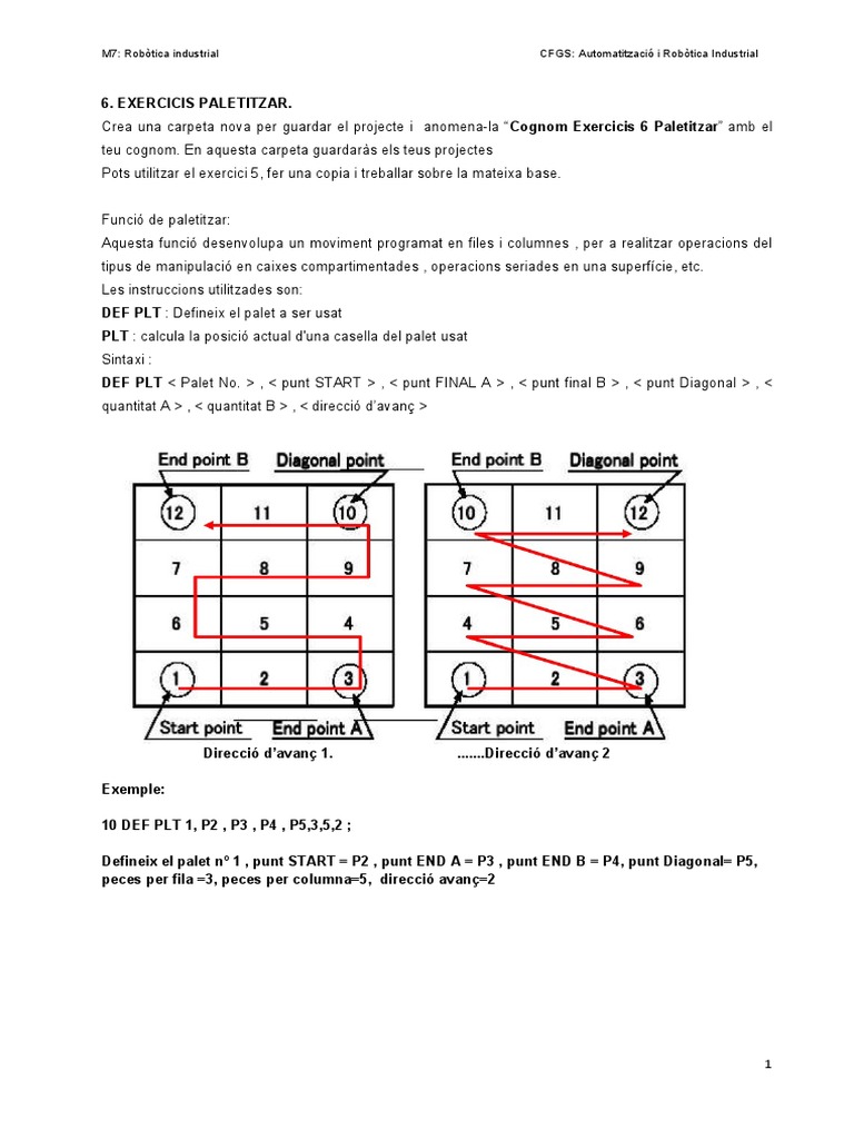 M7 UF2 Exercicis 6 Paletitzar (ENUNCIATS) | PDF