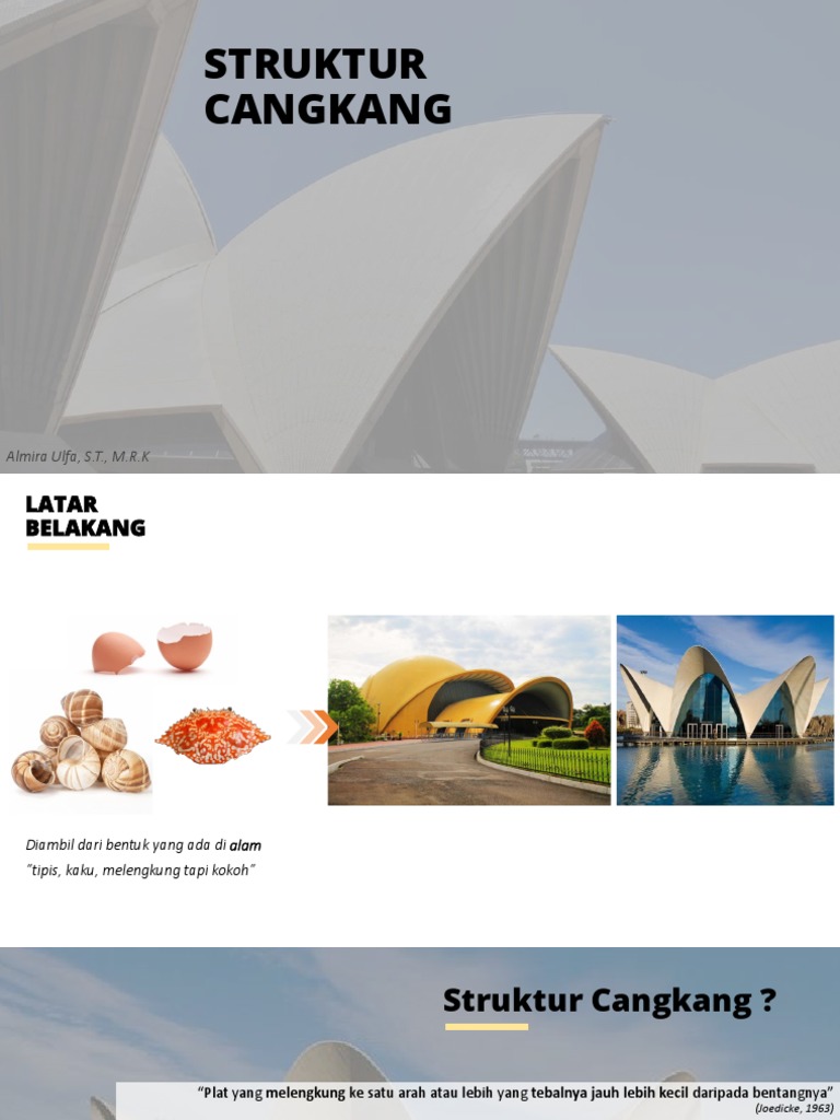Materi Paparan Kuliah Struktur Cangkang | PDF