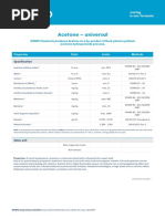 Diisobutyl Ketone (DIBK) Data Sheet | PDF | Water | Evaporation
