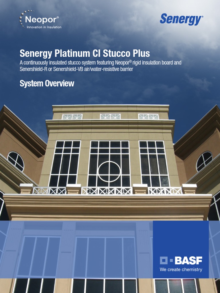 BASF Senergy System Overview Platinum Ci Stucco Plus | PDF | Building ...