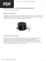 Simbología y Funcionamiento del Buzzer | PDF | Electromagnetismo ...