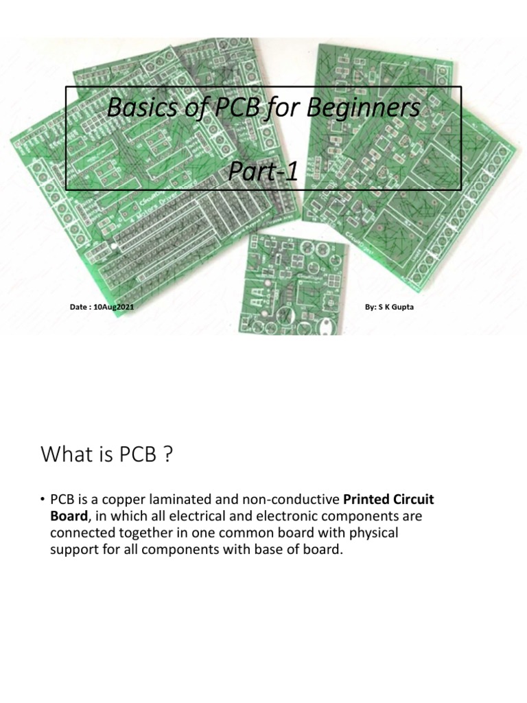 Basics of PCB For Beginers | PDF | Printed Circuit Board | Materials