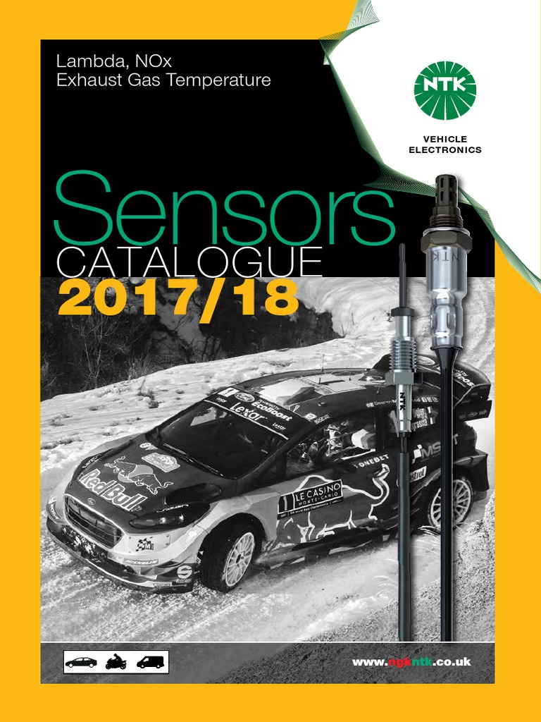 NTK Sensors 2017 18 | PDF | Exhaust Gas | Chemistry