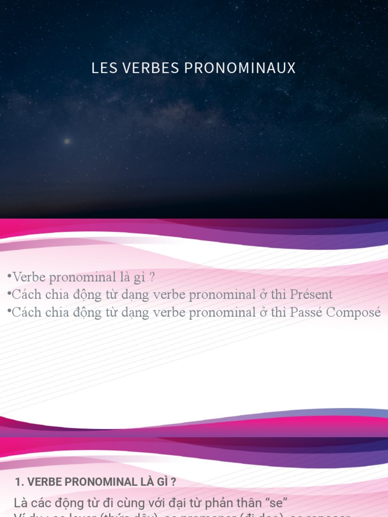 Les Verbes Pronominaux | PDF
