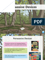 A F O R E S T: Persuasive Techniques Handout | PDF | Mnemonic | Question