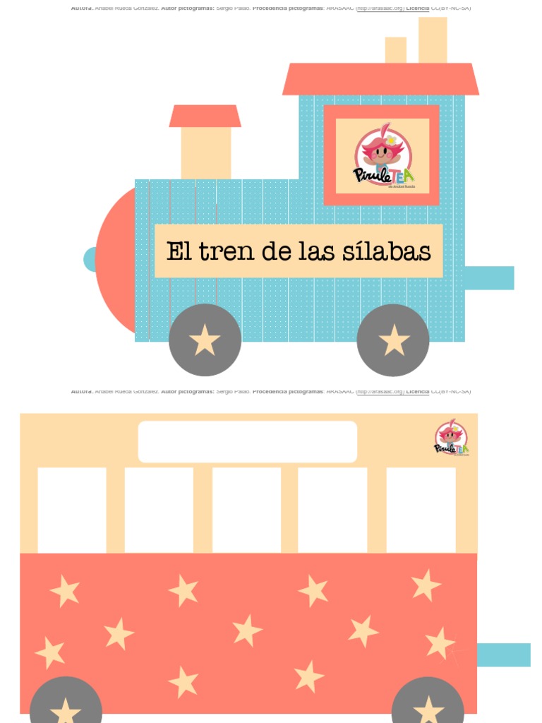 El Tren de Las Sílabas | PDF | Lingüística | Fonética