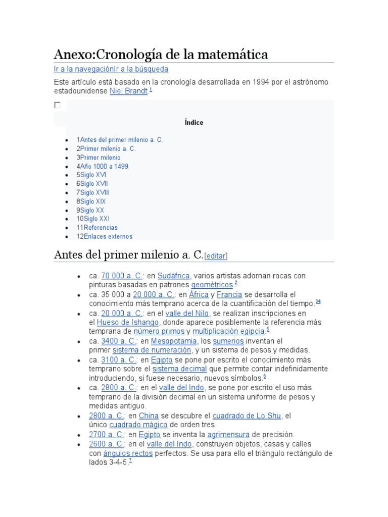 Anexo MATEMATICA | PDF | Números | Pi