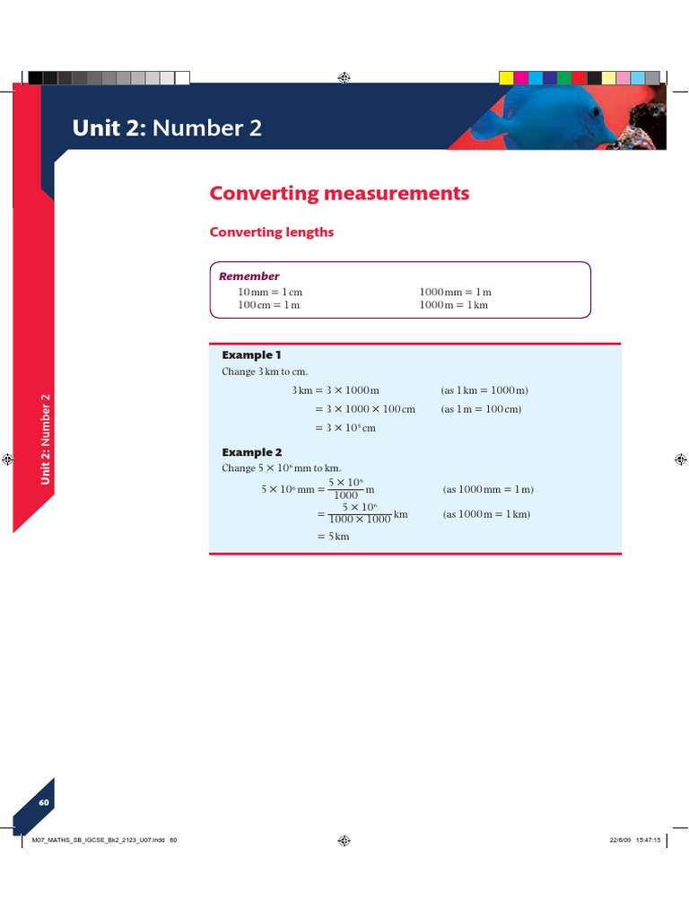 Unit 2: Number 2: Converting Measurements | PDF | Home & Garden ...