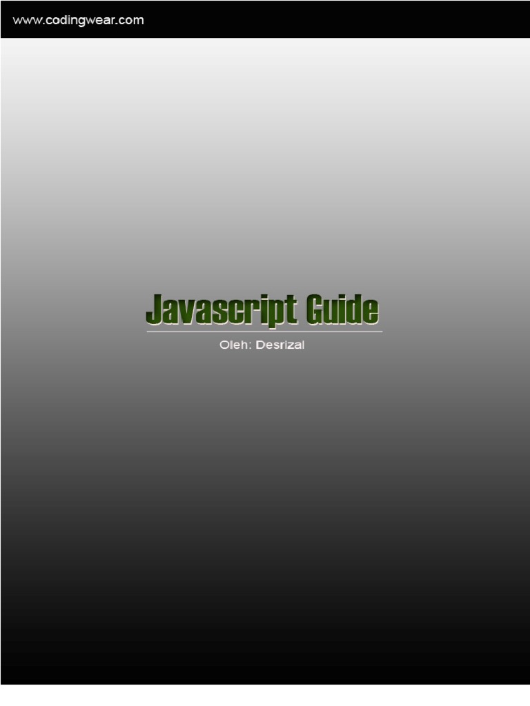 Ebook Dasar-Dasar Javascript | PDF