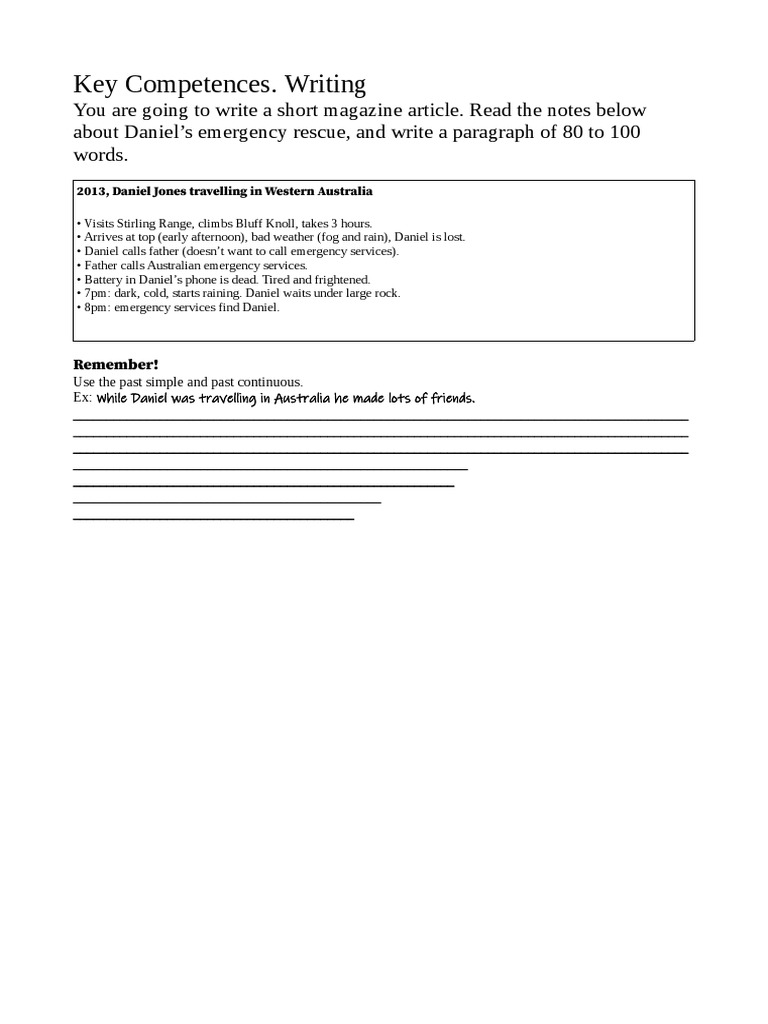 Writing Unit 3 | PDF